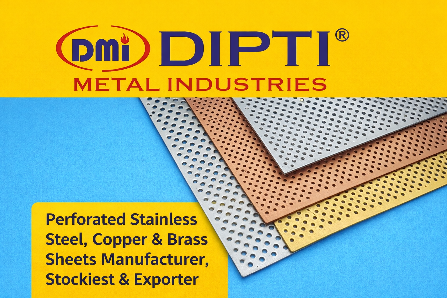 Perforated Sheet Manufacturer, Exporter & Supplier - SS, Copper, Brass ...